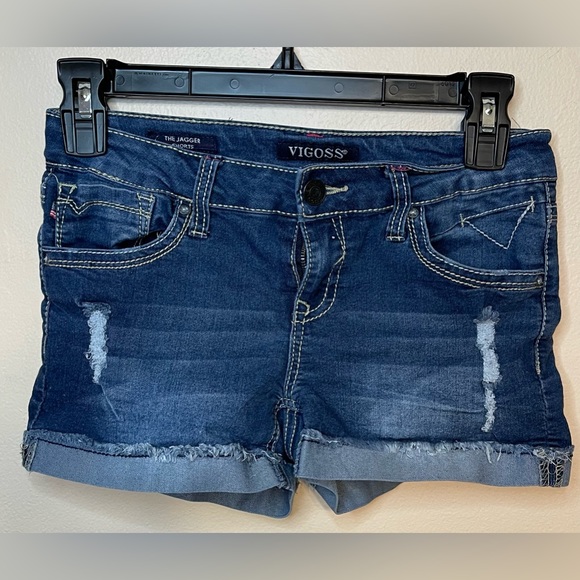 Vigoss | Shorts | Vigoss The Jagger Denim Shorts With Butterfly Sequin ...